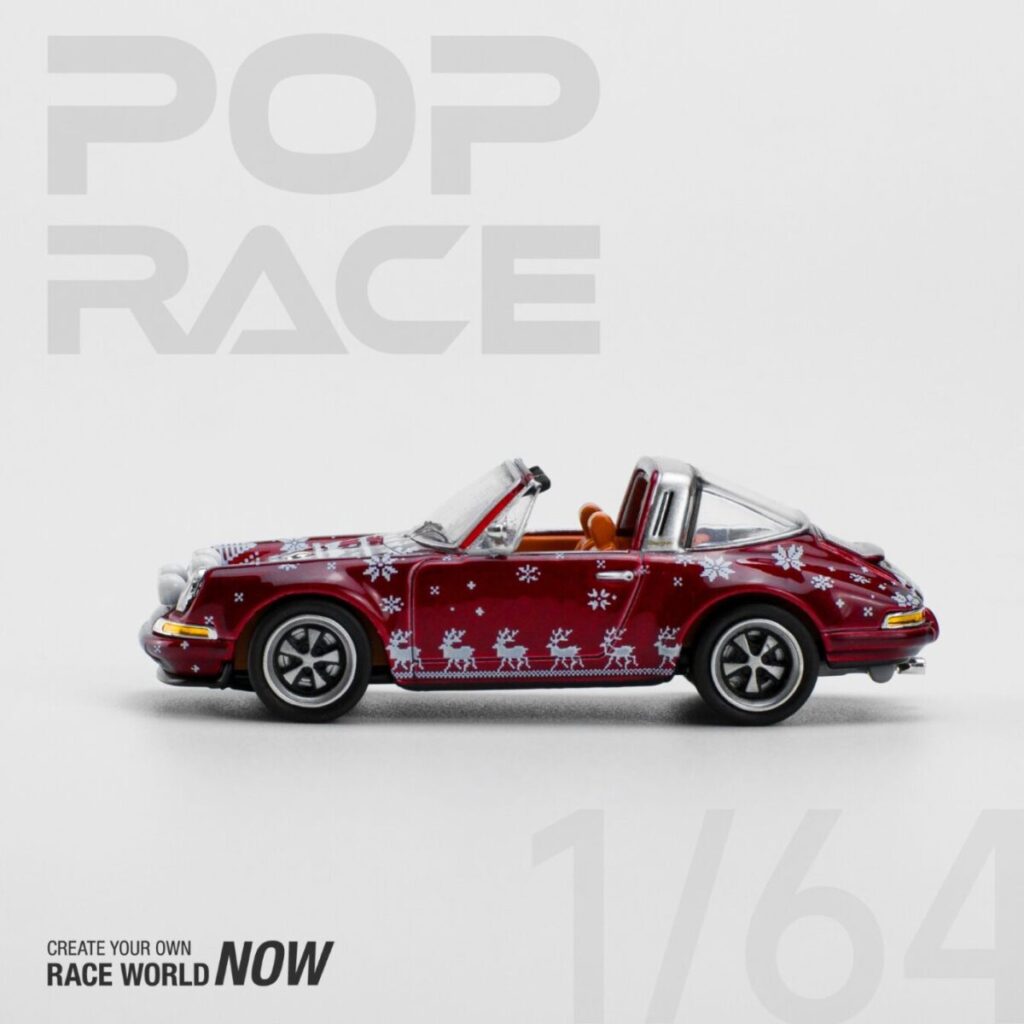 Pop Race 1/64 Singer Targa Christmas 2023 PR640083 – Zakzuk Toys