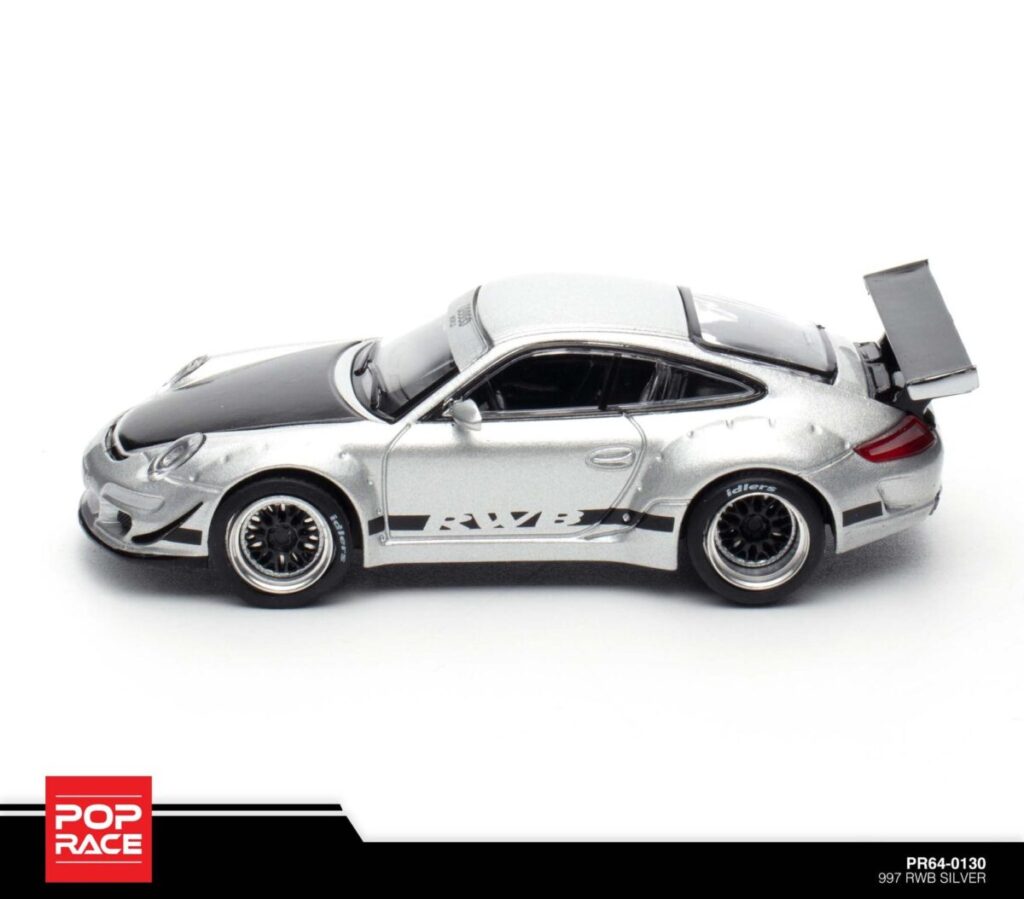 Pop Race 997 RWB Silver PR64-0130 – Zakzuk Toys