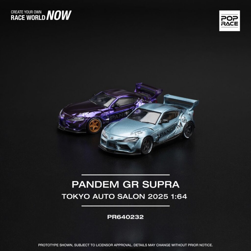 Pop Race PR640232 Pandem GR Supra (metallic grey) – Zakzuk Toys
