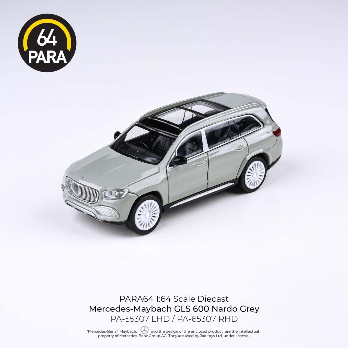 Para64 Mercedes 2020 Maybach GLS 600 Nardo Grey LHD – Zakzuk Toys